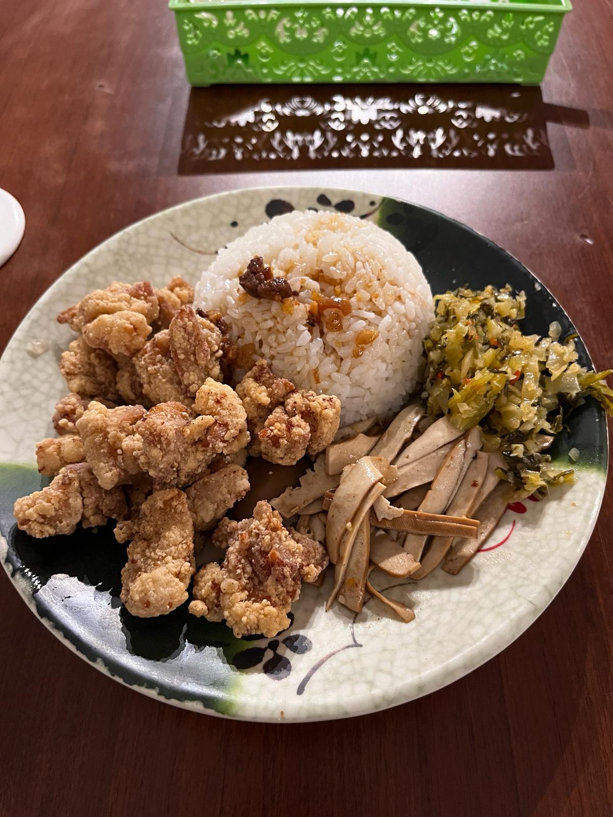 Images:Day 1 - Salt baked chicken rice (Taiwanese food)