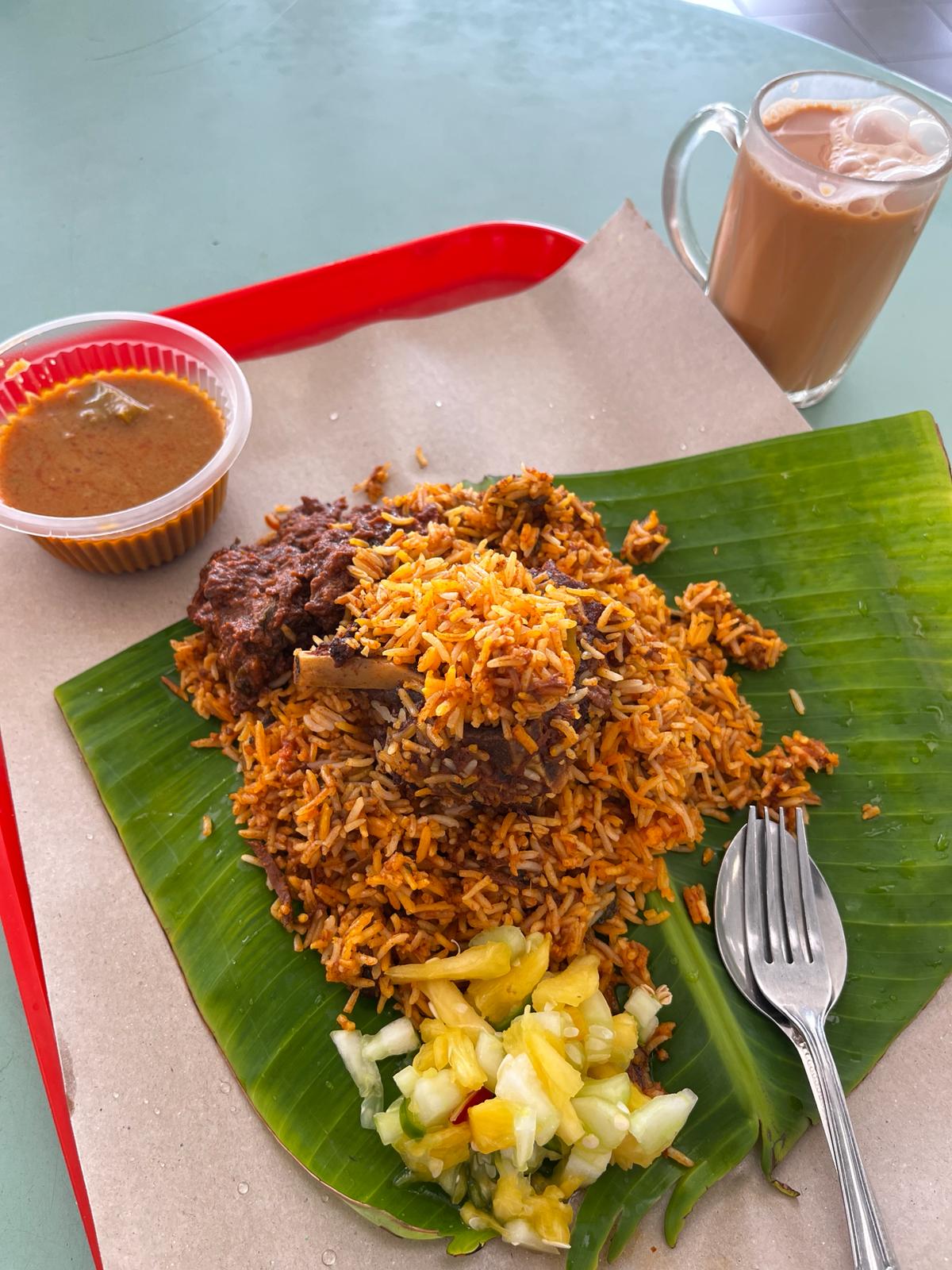 Images:Day 7 - Dinner Indian Mutton Biryani