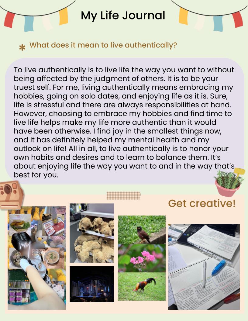 Images:My Life Journal what does it mean to live authentically